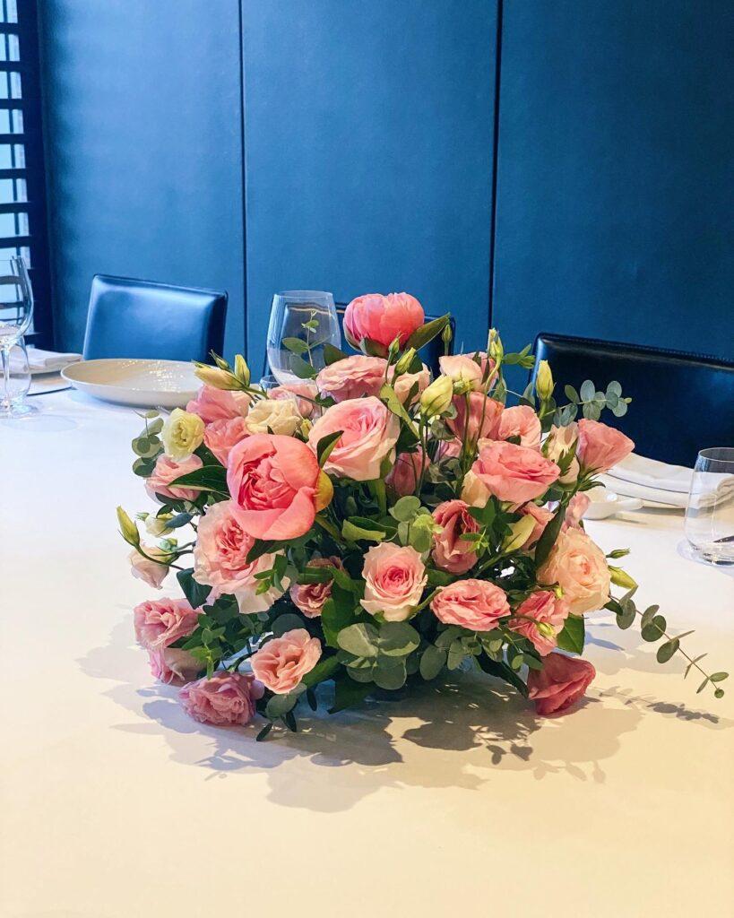 Table Centerpieces (Pink Perfection) - Little Red Dot Florist